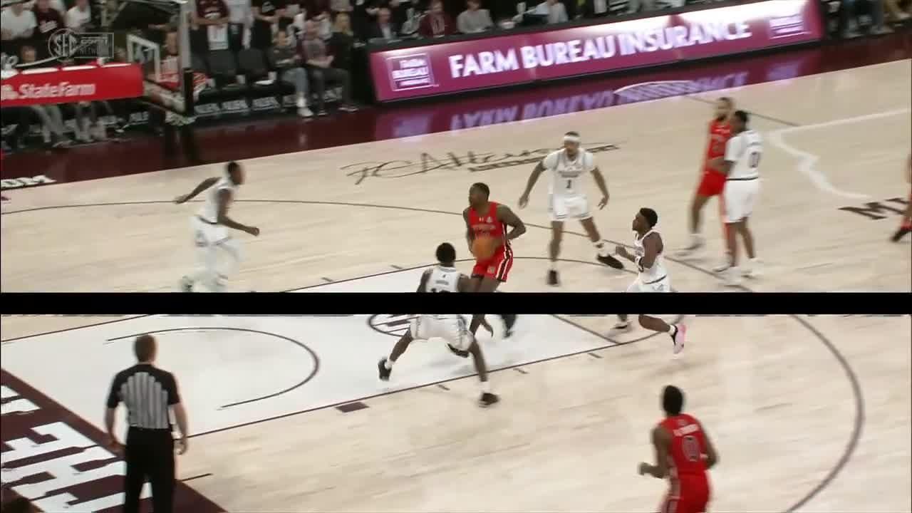 Jaylin Williams rocks the rim with powerful slam dunk - ESPN Video