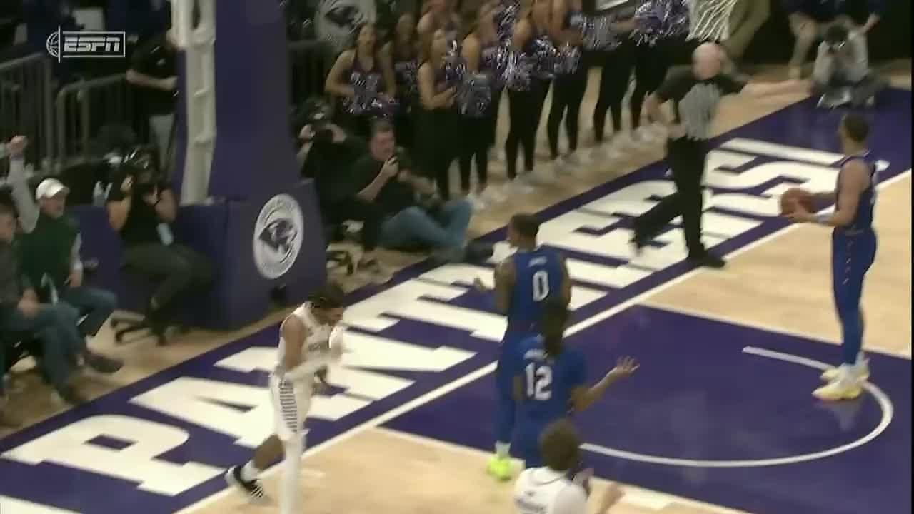 Kezza Giffa fights off defender for and-1 - ESPN Video