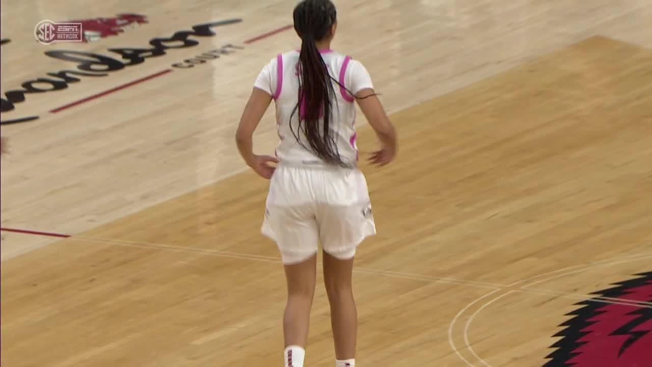 What a shot by Taliah Scott - ESPN Video