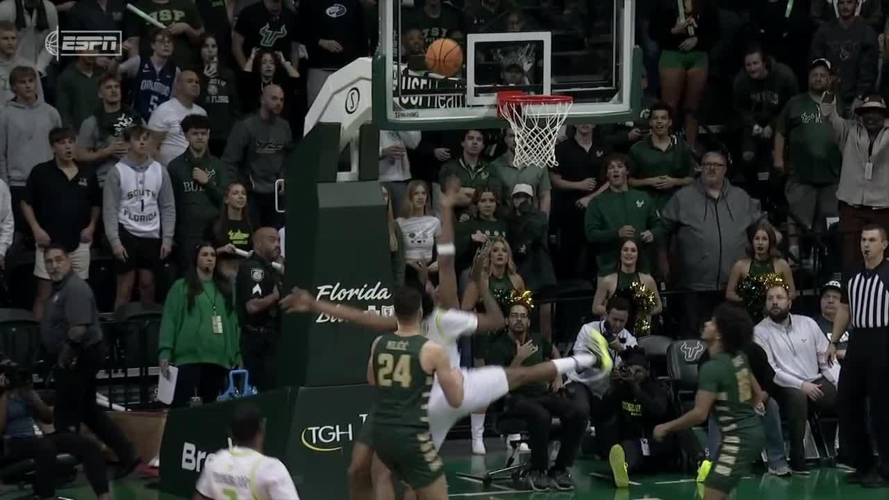 Brandon Stroud scores go-ahead bucket late for USF - ESPN Video