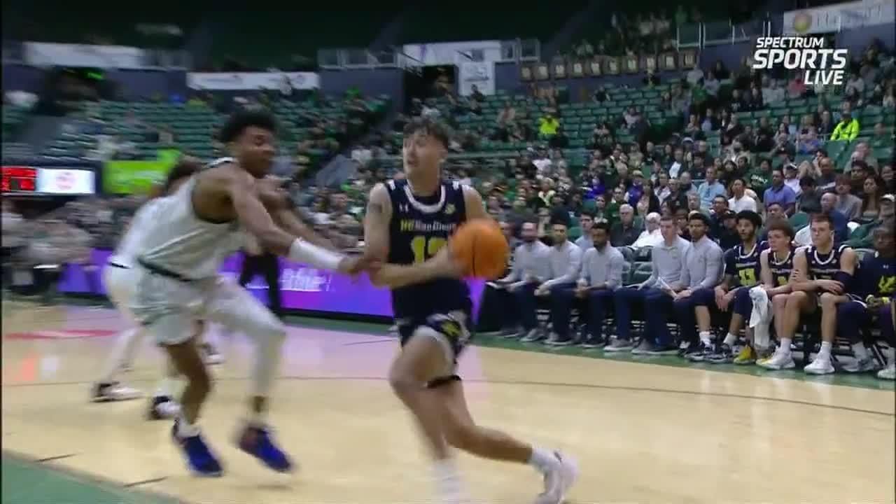 Aniwaniwa Tait-Jones gets and-1 basket late for UC San Diego - ESPN Video