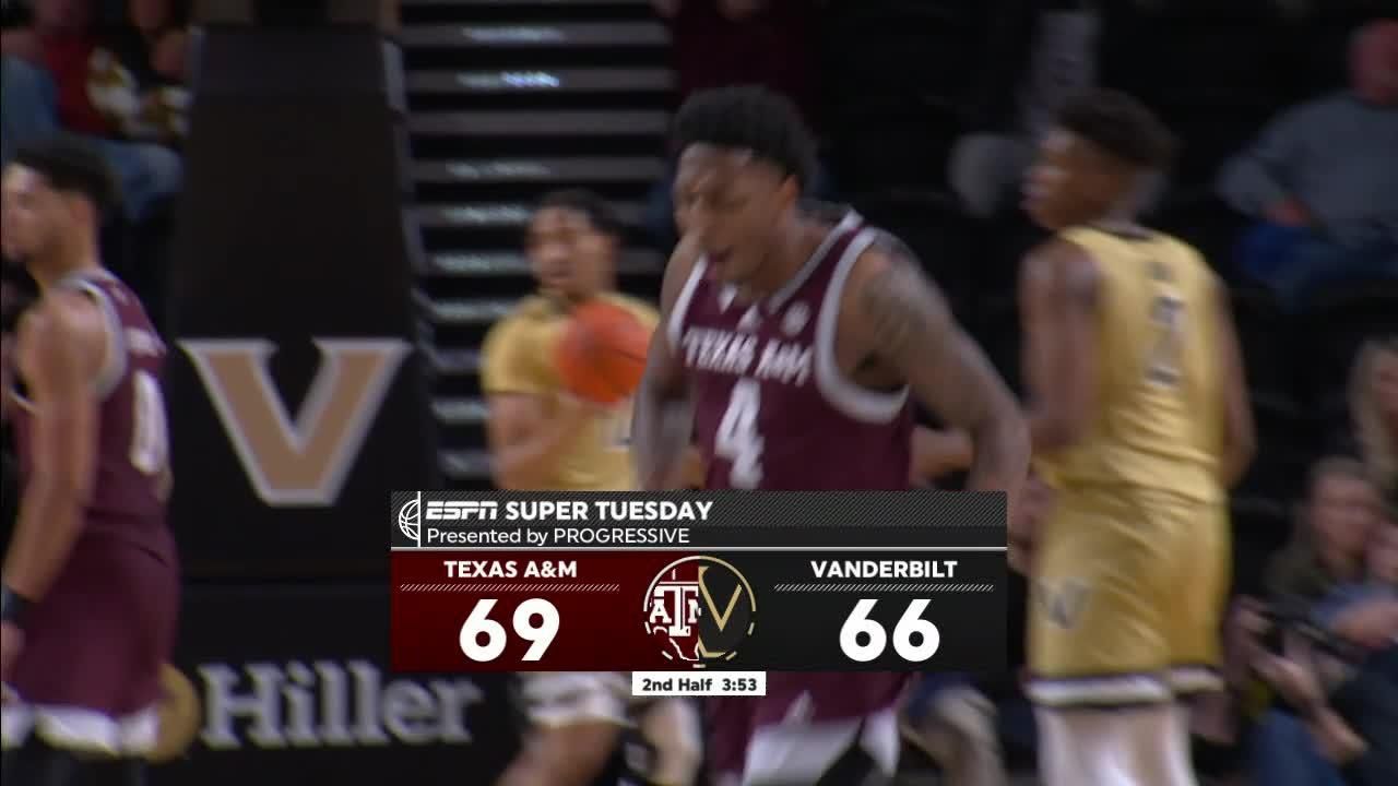 Wade Taylor IV knocks down the triple - ESPN Video