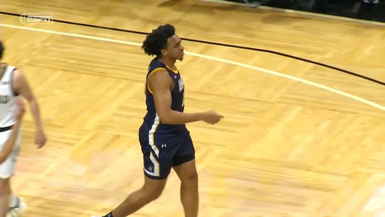 Miles Jones gets the and-1 to fall - ESPN Video