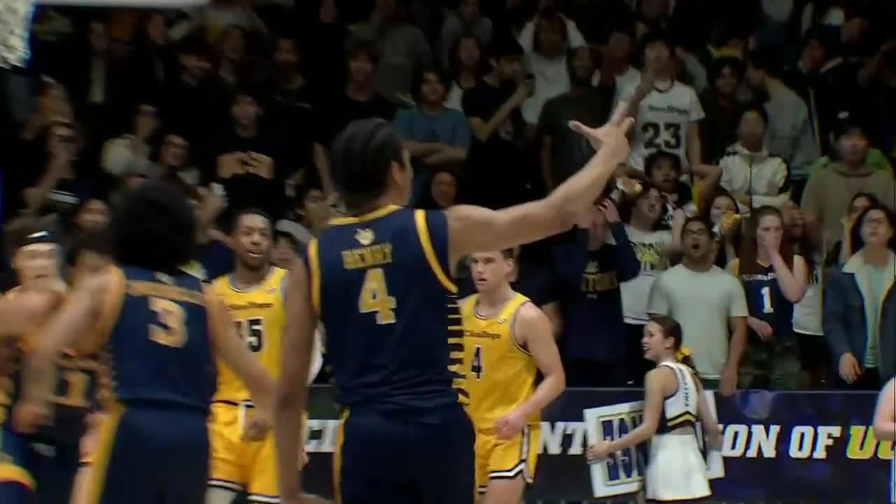 Andre Henry drains it from downtown - ESPN Video