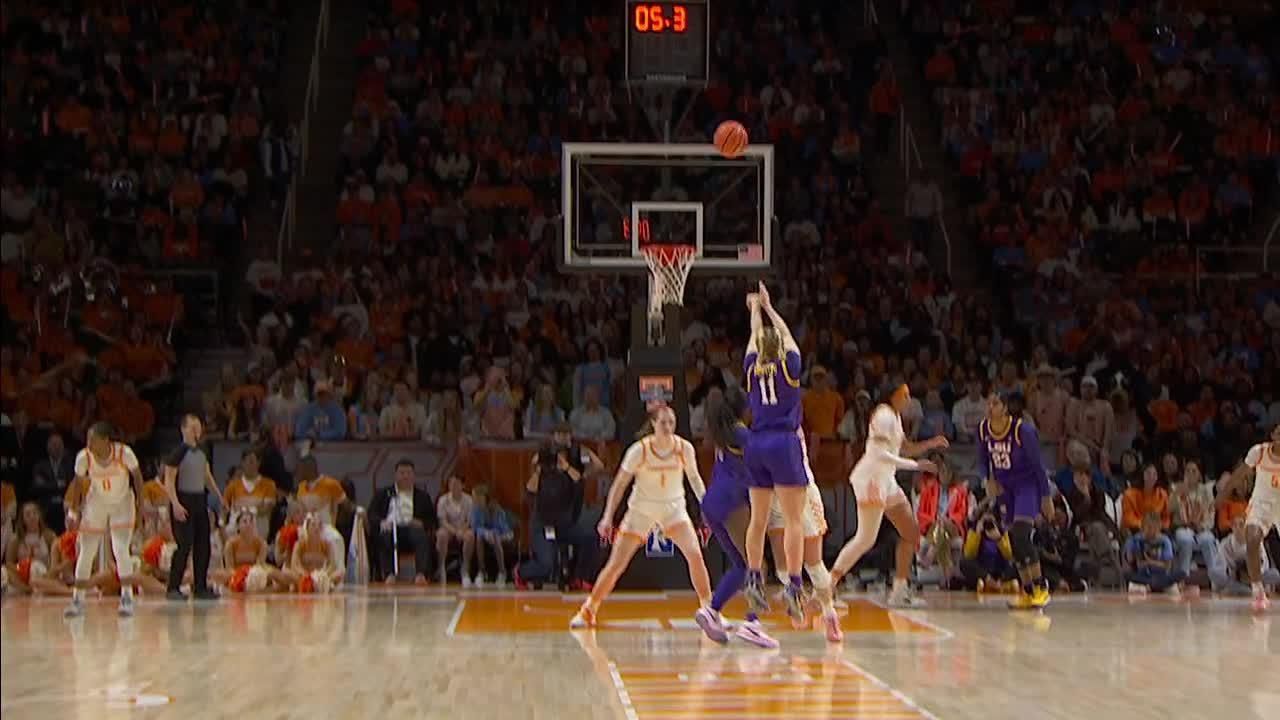 Hailey Van Lith hits a trey - ESPN Video