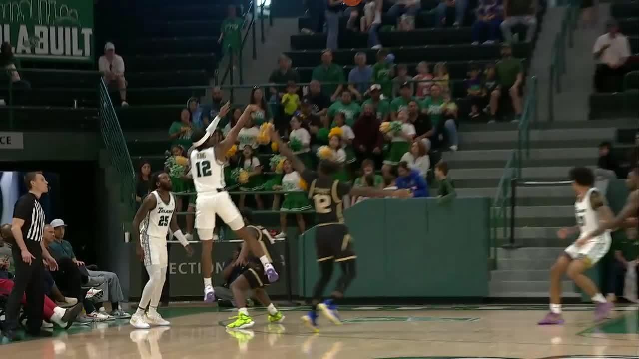 Kolby King drills 3-point shot in - ESPN Video