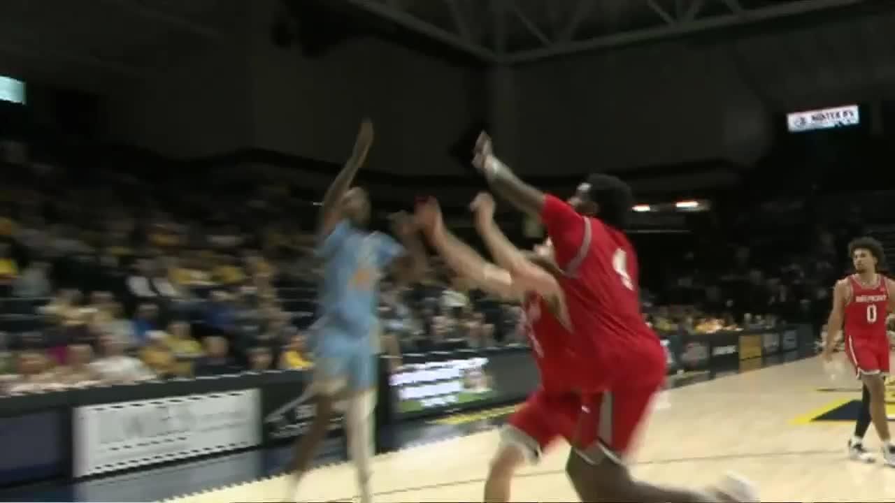 Malik Dia elevates for the big-time block - ESPN Video