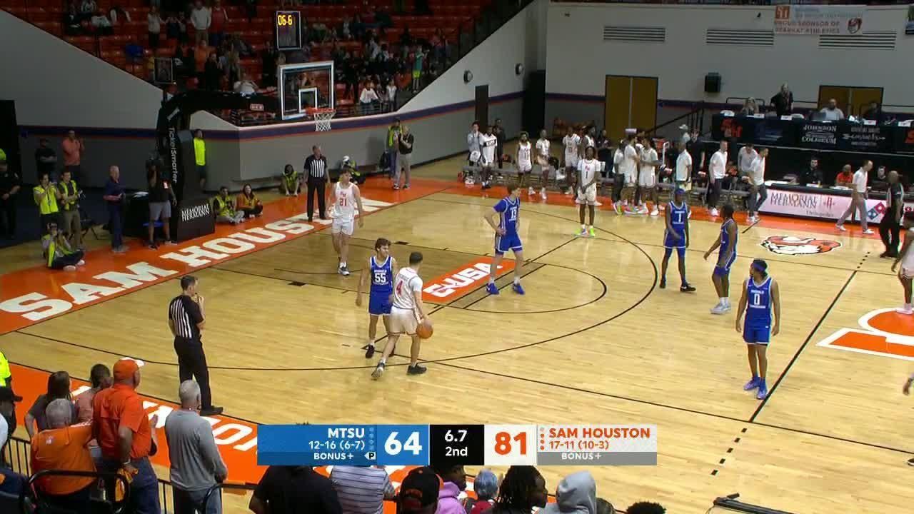Middle Tennessee Blue Raiders vs. Sam Houston State Bearkats: Game ...