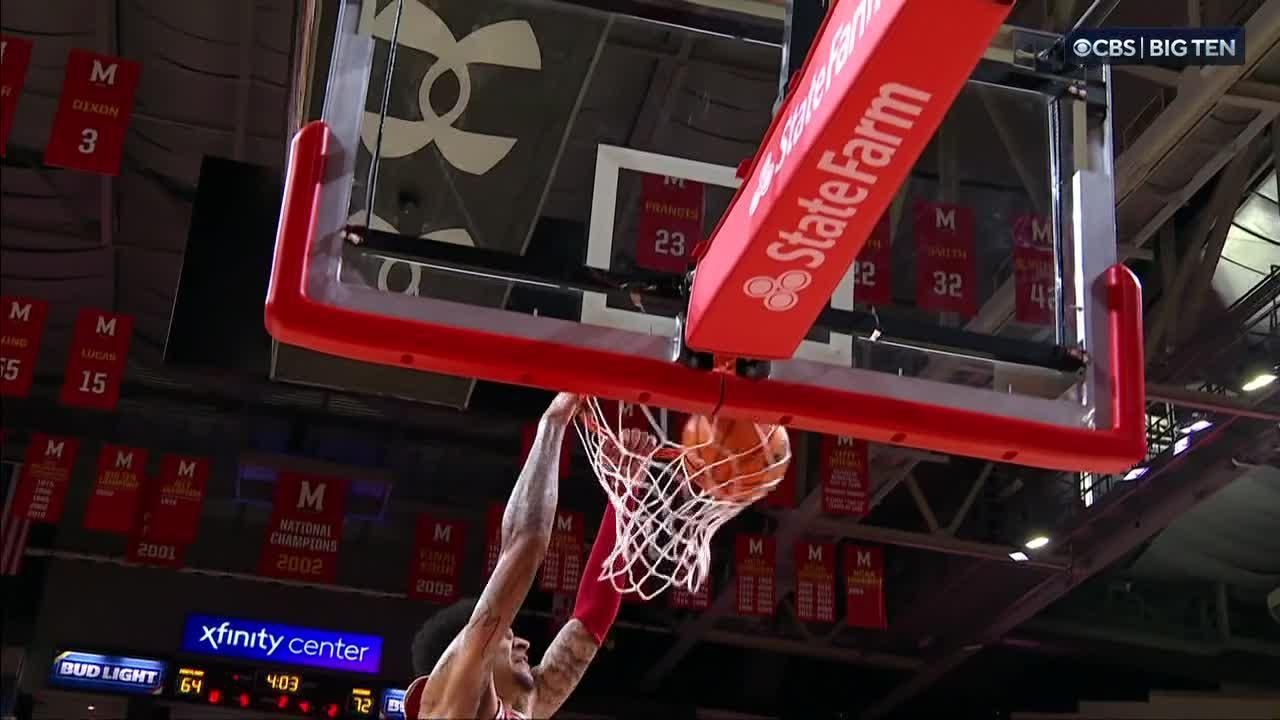 Kel'el Ware gets Hoosiers amped with slam dunk - ESPN Video