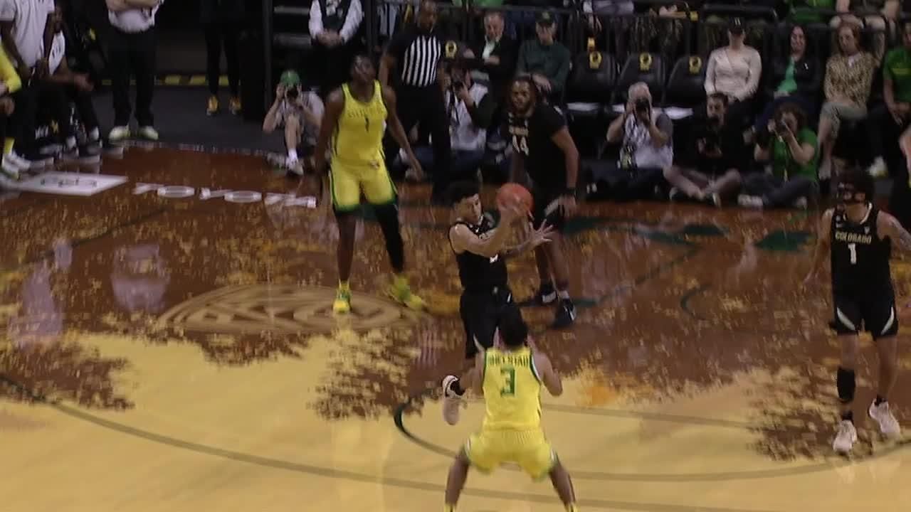 Kj Simpson makes a great defensive play for the steal - ESPN Video