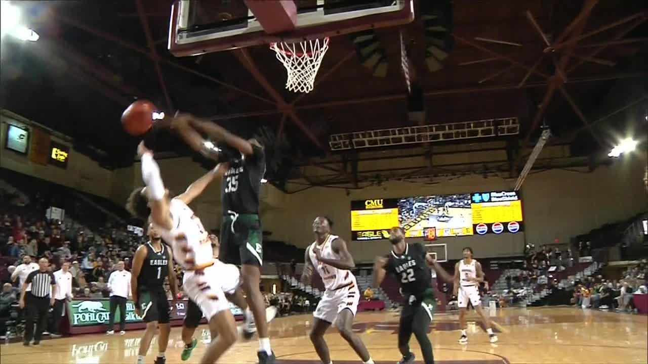 Derrick Butler denies Eastern Michigan Eagles with block - ESPN Video