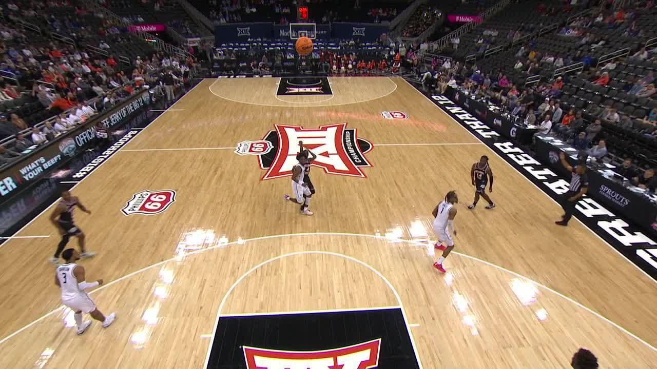 Jarius Hicklen drills 3 in from UCF Knights vs. Oklahoma State Cowboys - ESPN Video