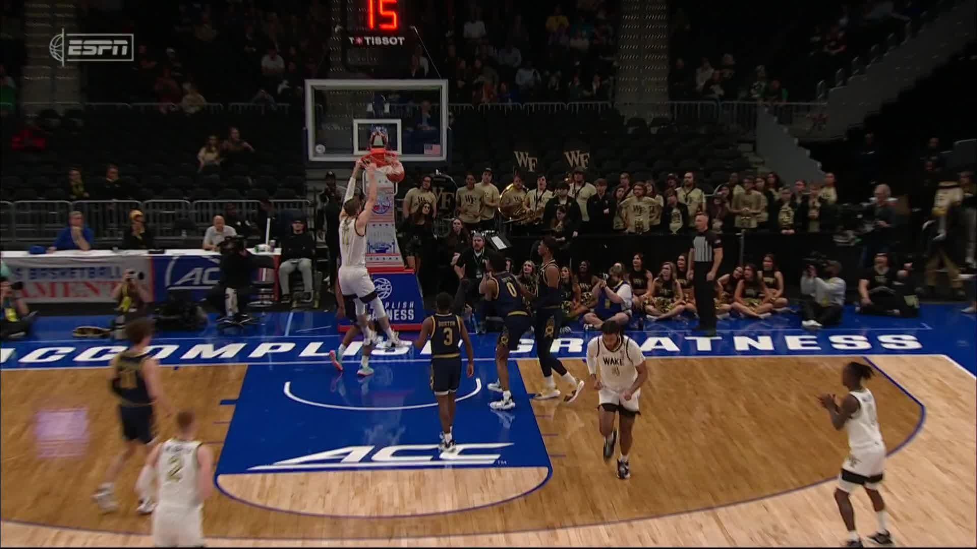 Andrew Carr elevates for easy dunk - ESPN Video