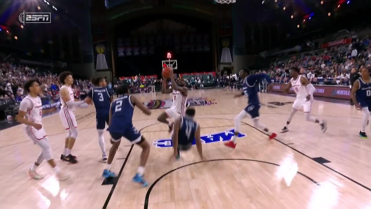 Caleb Fields gets the hoop and the harm - ESPN Video