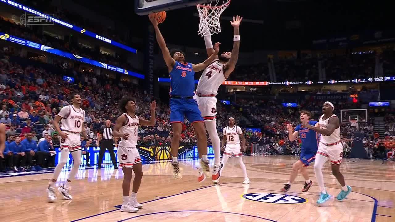 Zyon Pullin drives and drains an impressive and-1 for Florida - ESPN Video