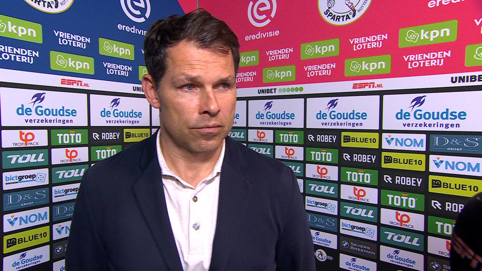 Rijsdijk not amused: "Ik heb me kapot geërgerd, Sparta-onwaardig" - ESPN