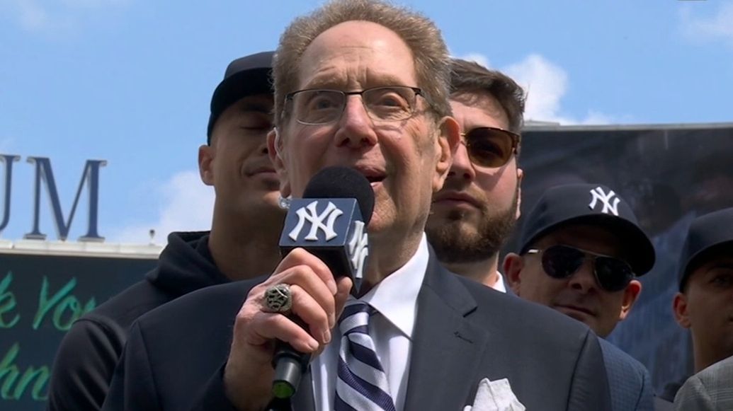 John Sterling says his goodbye as the Yankees radio voice - ESPN Video