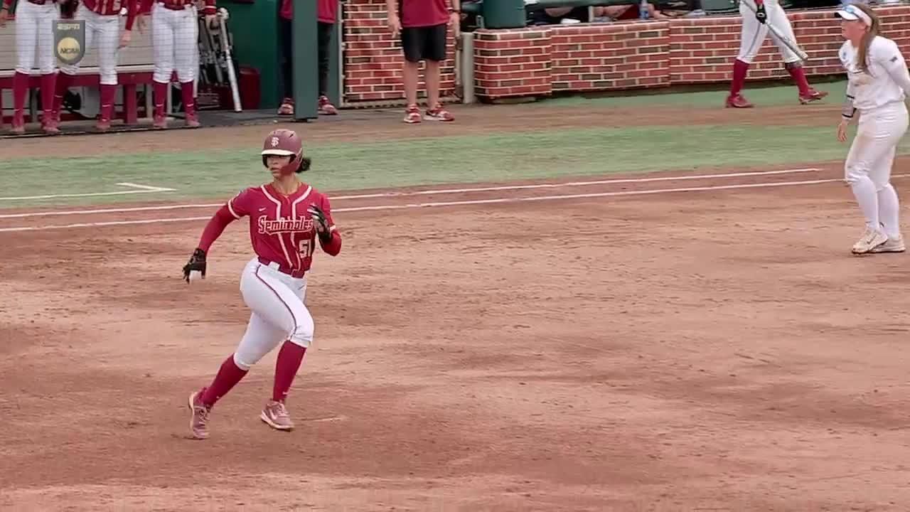 Michaela Edenfield rips a double vs. UCF - ESPN Video