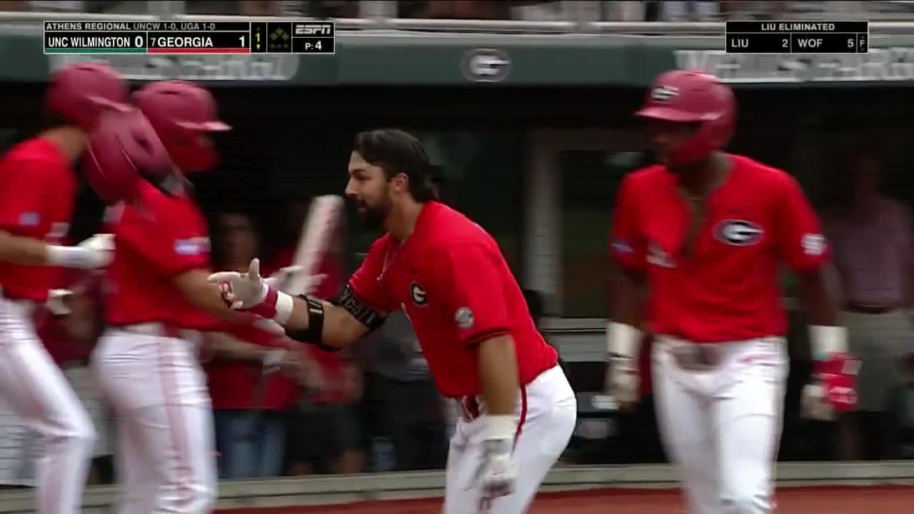 Corey Collins with a Rbi vs. UNC Wilmington - ESPN Video