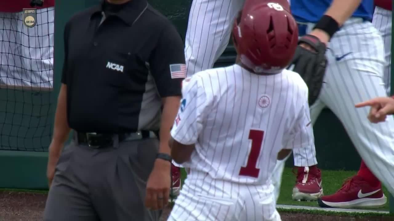 Jason Walk's triple gives Oklahoma the lead - ESPN Video