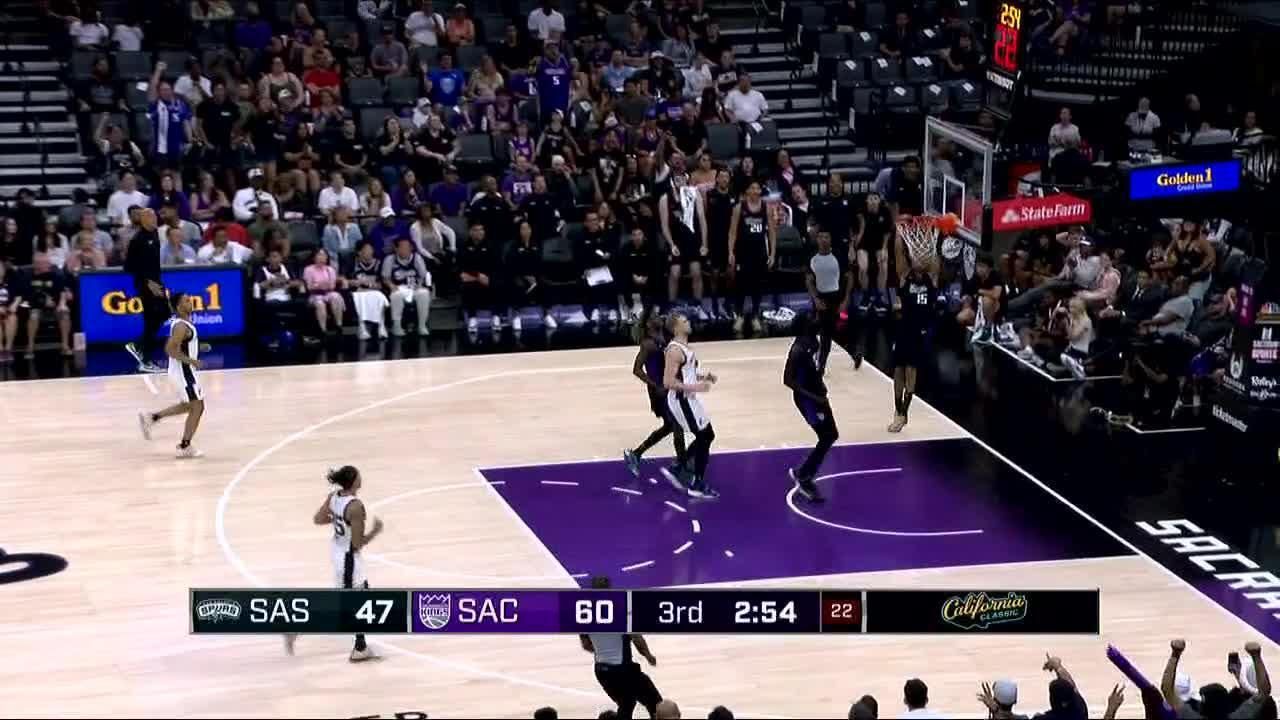 Boogie Ellis steals and slams for the Kings - ESPN Video