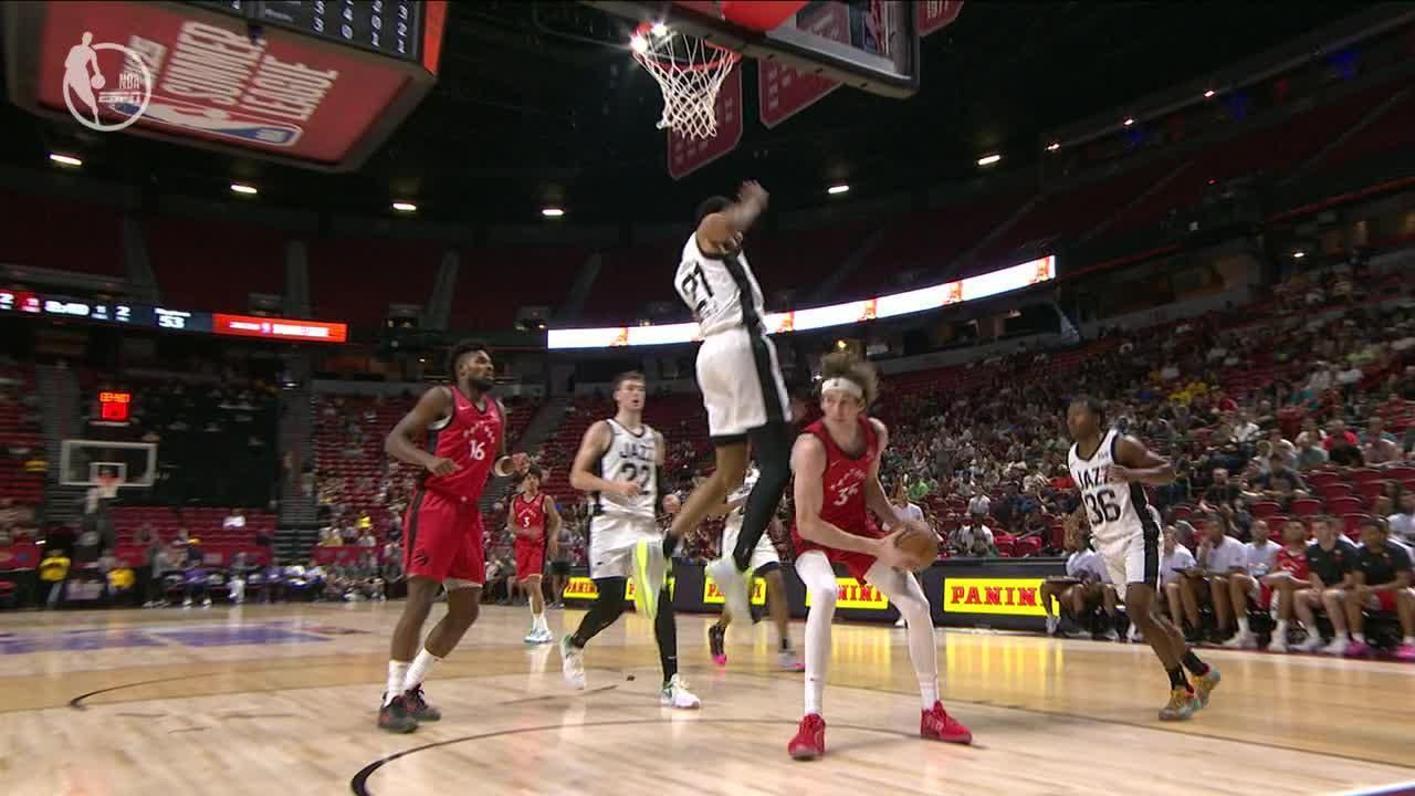 Branden Carlson gets the hoop and the harm - ESPN Video