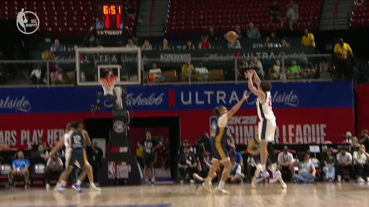 PJ Hall knocks down a 3 for the Nuggets - ESPN Video