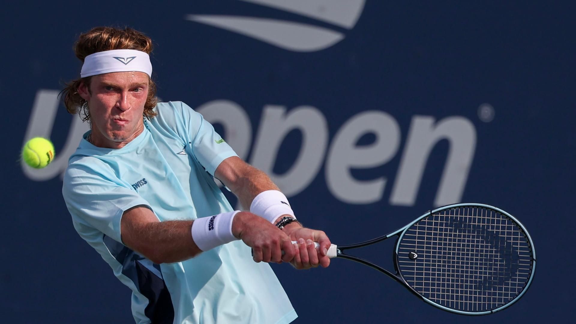 Andrey Rublev overcomes 2-set deficit to advance at the US Open - ESPN ...