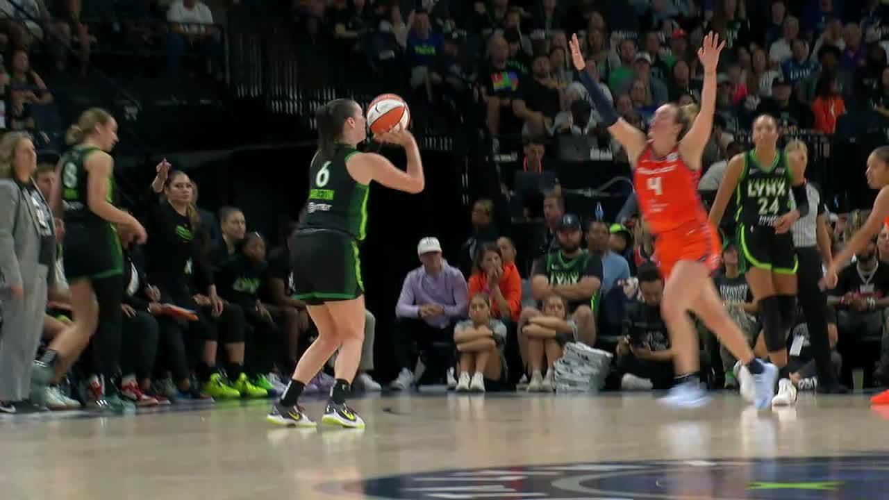 Bridget Carleton drains a 3 for the Lynx - ESPN Video