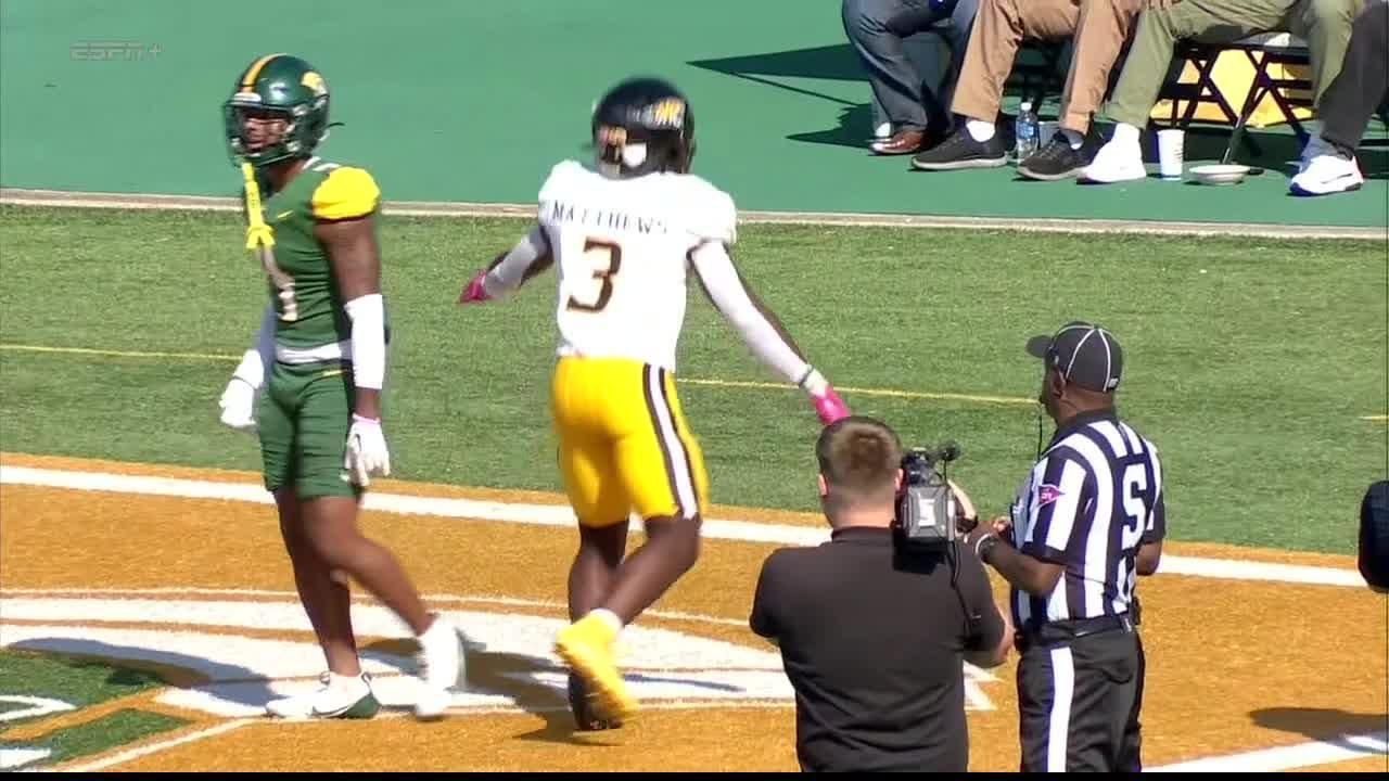 Devin Matthews rushes in for 23-yard rushing touchdown - ESPN Video