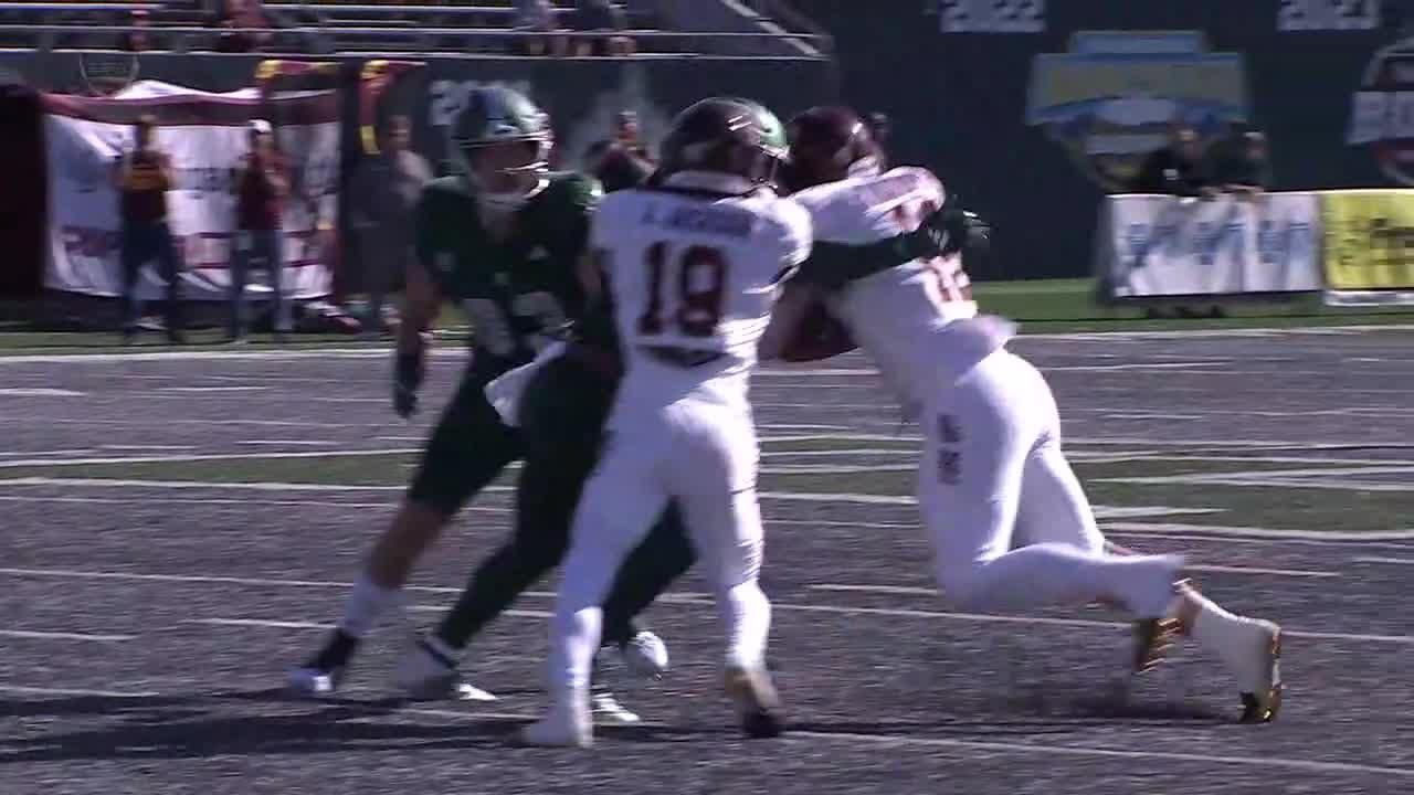 Jordan Kwiatkowski had an interception vs. Eastern Michigan - ESPN Video
