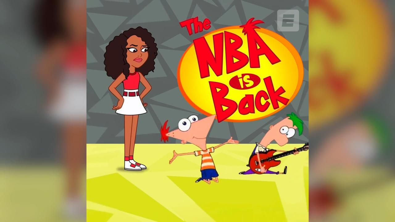 Celebrate the start of NBA season 'Phineas and Ferb' style - ESPN Video