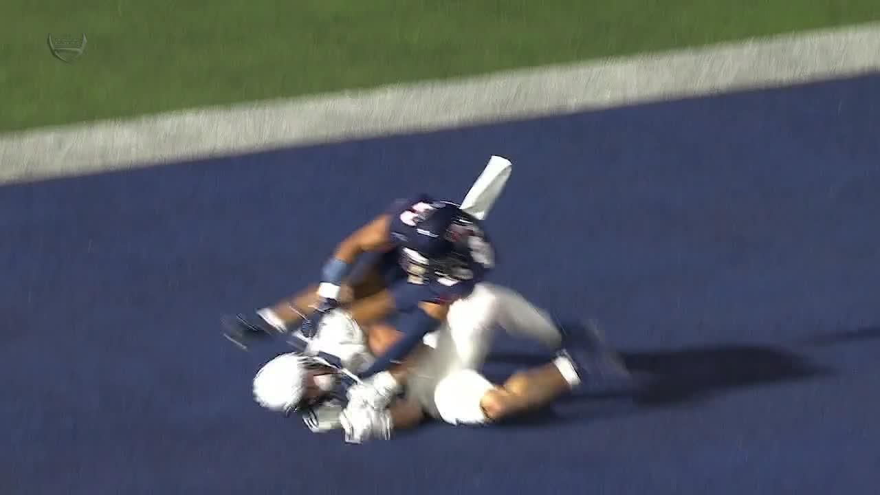 David Pantelis makes catch for 3-yard receiving touchdown - ESPN Video