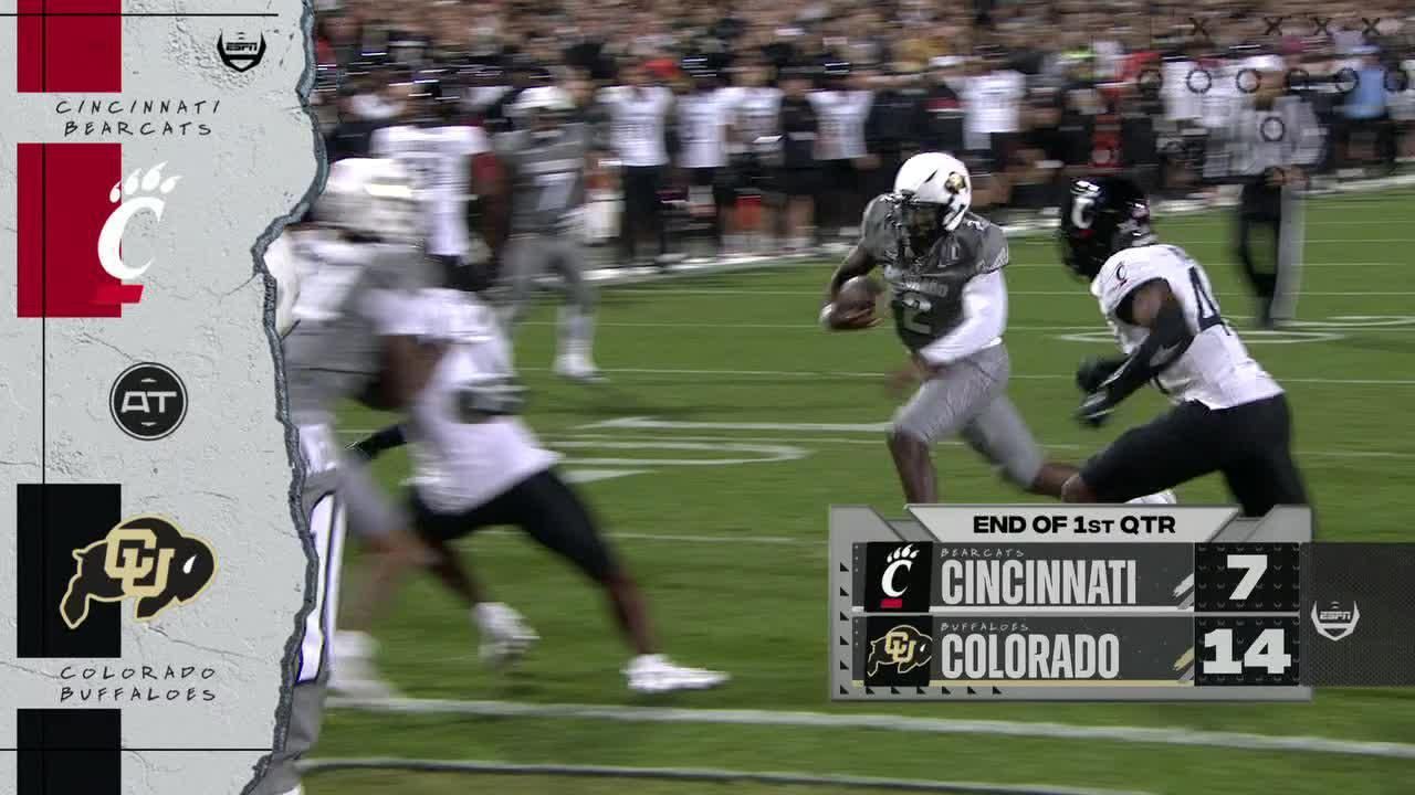 Sanders scrambles for Colorado's second TD of night - ESPN Video