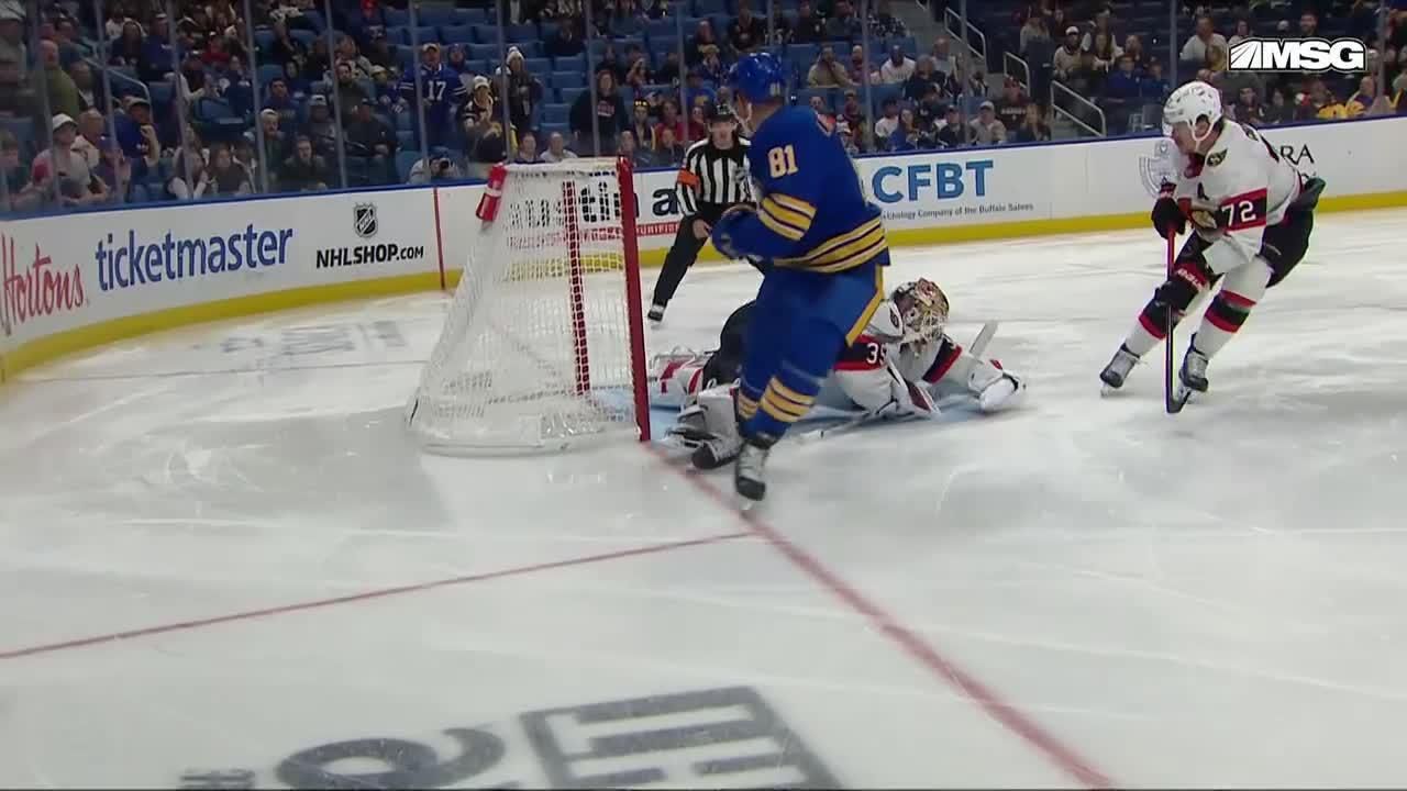 Linus Ullmark makes another fine save - ESPN Video