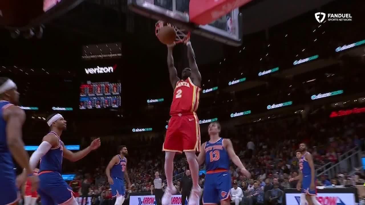 Keaton Wallace darts in for Hawks slam - ESPN Video