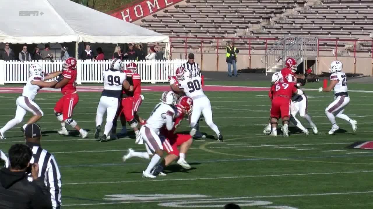 Julian Talley had an interception vs. Cornell Big - ESPN Video
