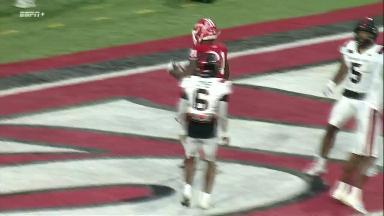 Zylan Perry crosses goal line for 4-yard rushing touchdown - ESPN Video