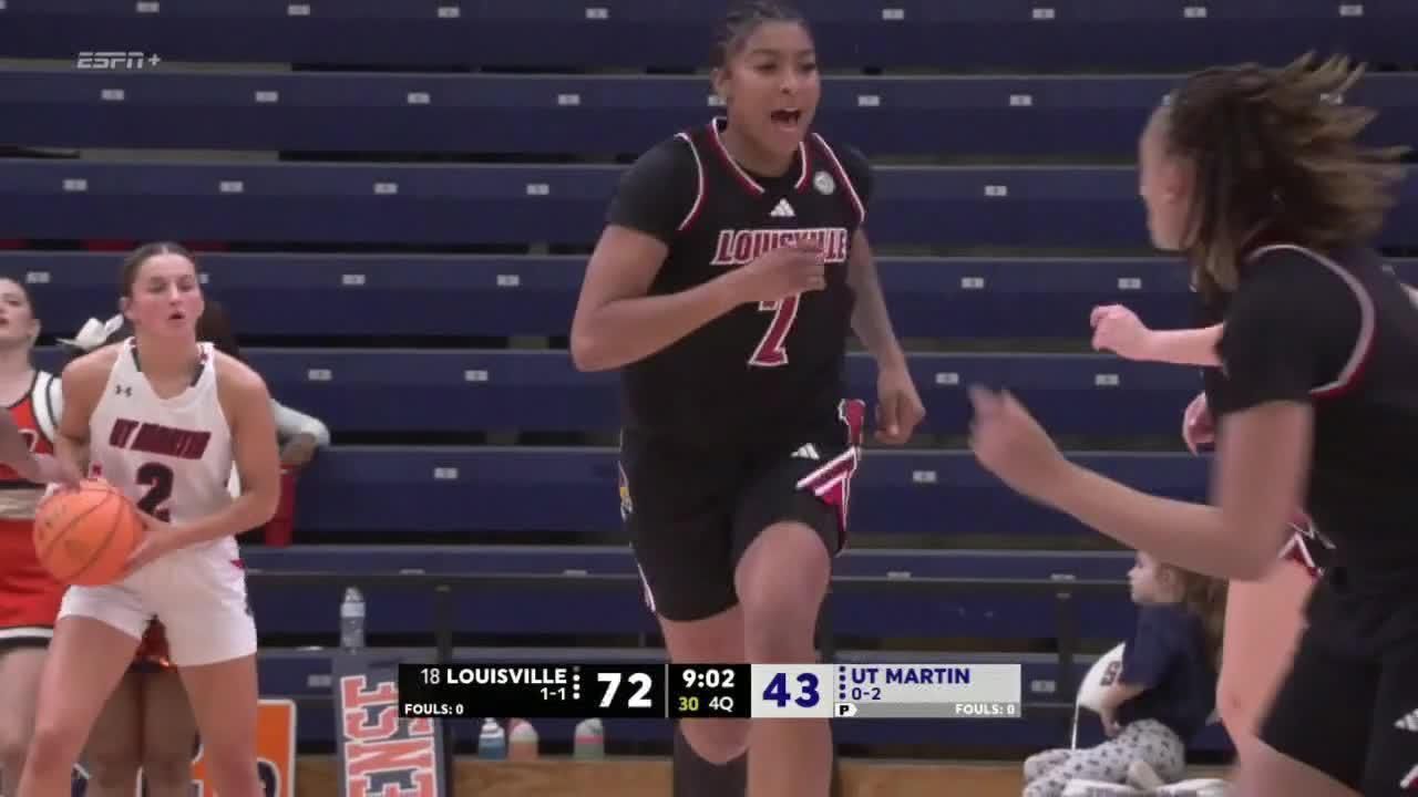 Nyla Harris drops 16 points in Louisville's win - ESPN Video