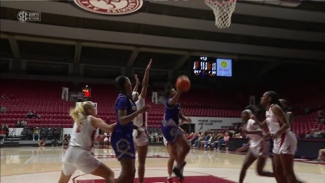 Jeanee Anderson with the hoop & harm - ESPN Video