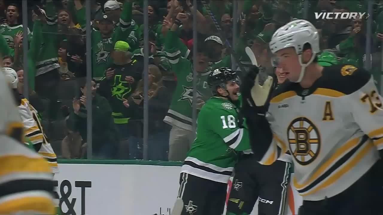 Oskar Back lights the lamp for Stars - ESPN Video
