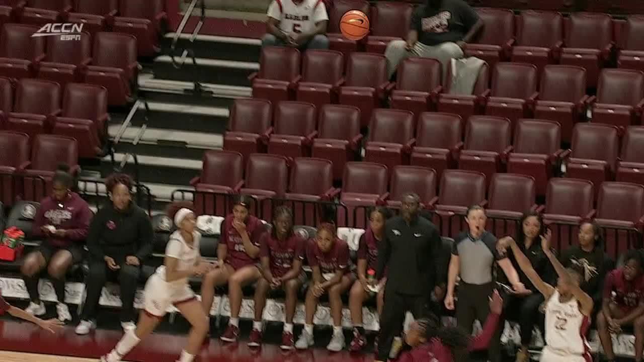 Malea Williams drills the trey - ESPN Video