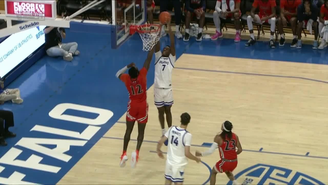 Brayden Jackson elevates for flush vs. Morgan State Bears - ESPN Video