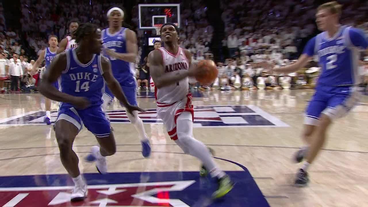 Caleb Love speeds in for an Arizona layup - ESPN Video
