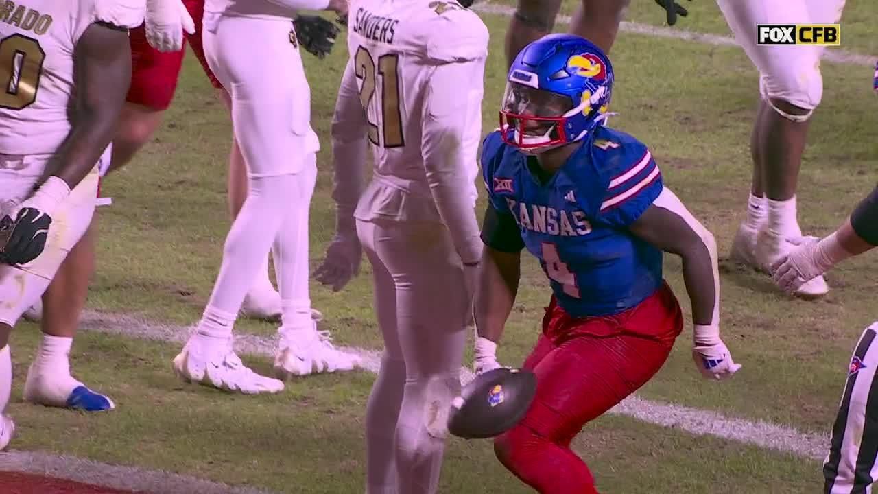 Devin Neal ekes out 4th TD of game for Kansas - ESPN Video