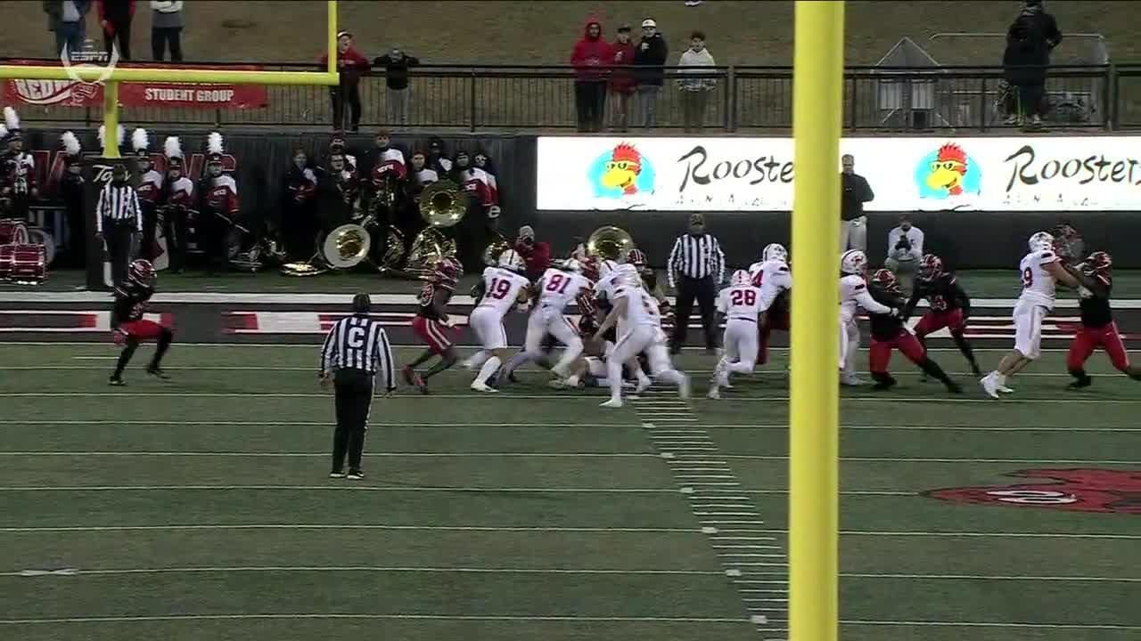 Tre Stewart crosses goal line for 8-yard rushing touchdown - ESPN Video