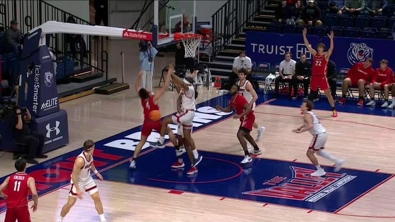 Jonathan Pierre with the massive stuff at the rim - ESPN Video