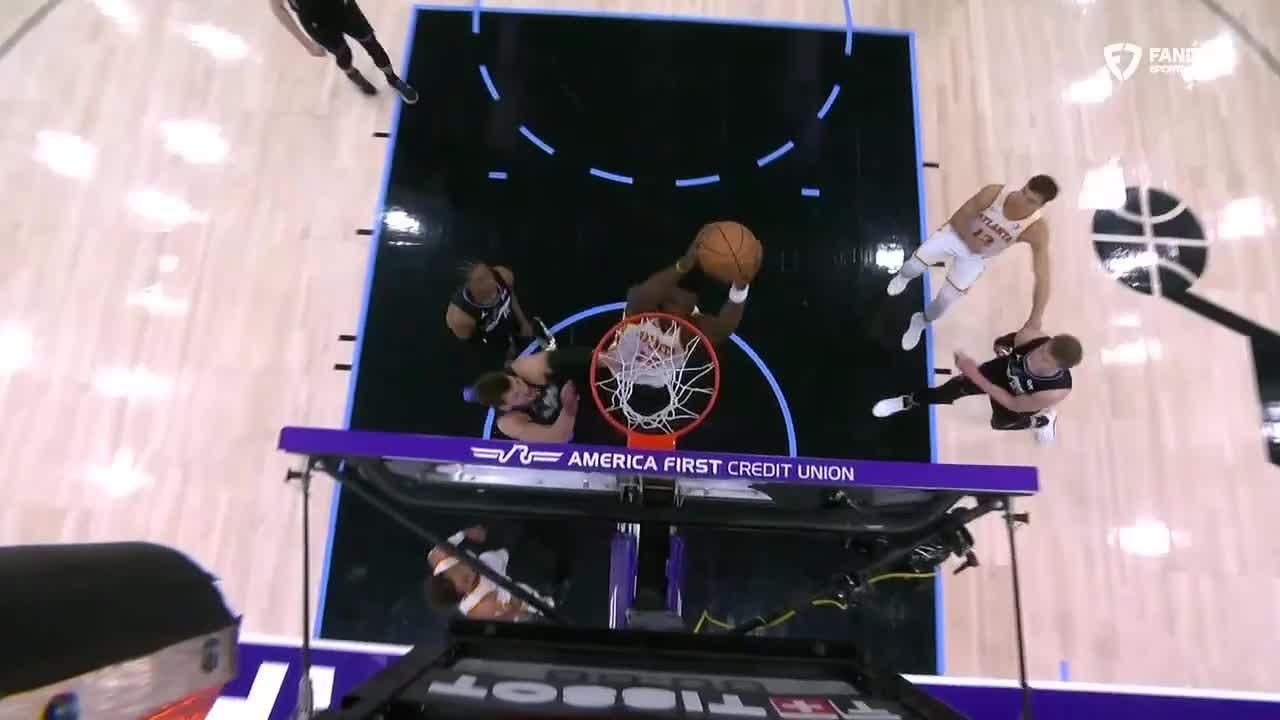 Clint Capela rocks the rim with slam - ESPN Video
