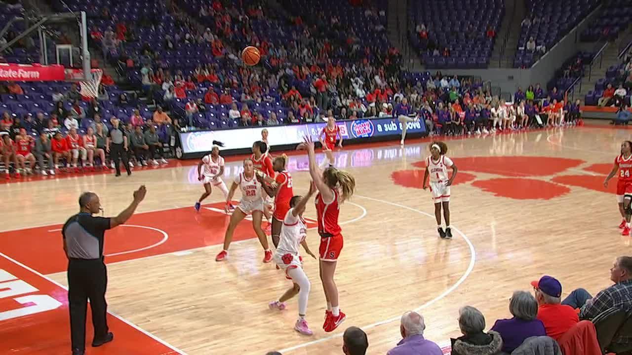Madeline Potts nails it from behind the arc - ESPN Video