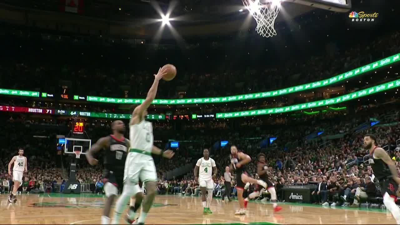 Jayson Tatum gets the and-1 to fall - ESPN Video